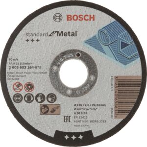 bosch standard for metal cutting disc 115x2.5mm straight