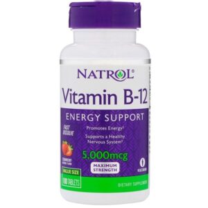 Natrol Fast Dissolving Vitamin B12 - 5000 mcg - 100 tabs