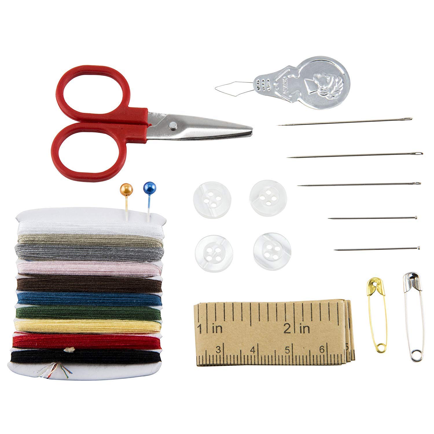 SINGER 27-Pieces Travel Sewing Kit No. 01927, Assorted Colors, 3-Pack