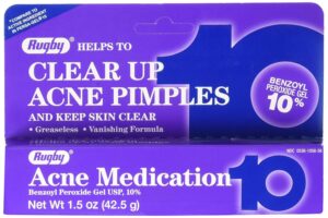 rugby acne medication 10%, 1.5 ounce (pack of 3)