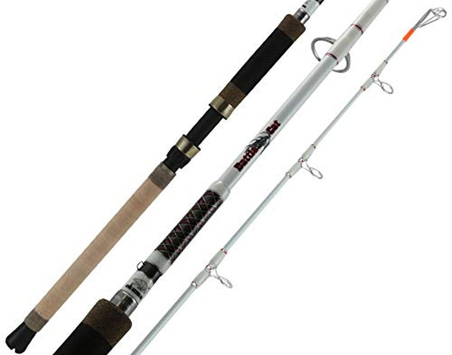 219087 Okuma Battle Cat 2pc Heavy 7' 6in Casting Rod BC-C-762H, White