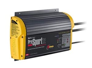 promariner 43012 prosport 12 12 amp, 12/24 volt, 2 bank generation 3 battery charger