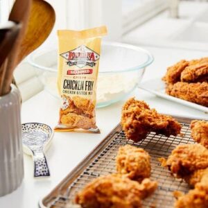 Louisiana Seasoned Crispy CHICKEN FRY Batter 9oz (Pack of 3)