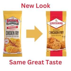 Louisiana Seasoned Crispy CHICKEN FRY Batter 9oz (Pack of 3)