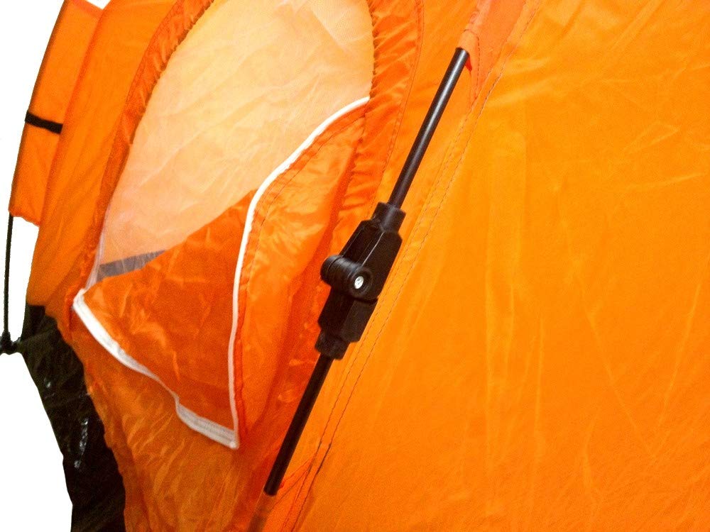 Instant Automatic Pop Up Backpacking Camping Hiking 2 Man Tent Orange Sealed