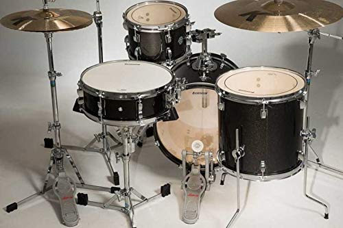 Ludwig LC2791 Breakbeats by Questlove 4-Piece Drum Set Shell Pack, Black Sparkle