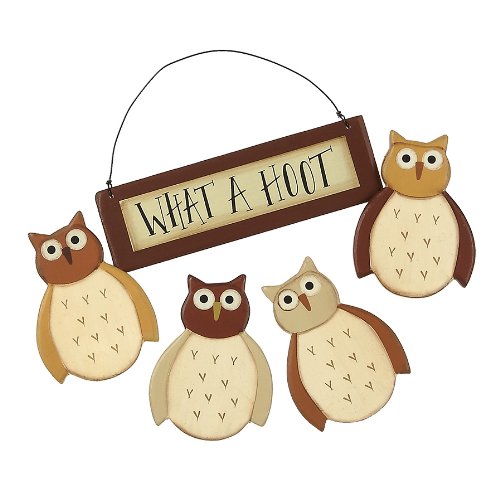 Collins What a Hoot Owl Magnets, Set of 4