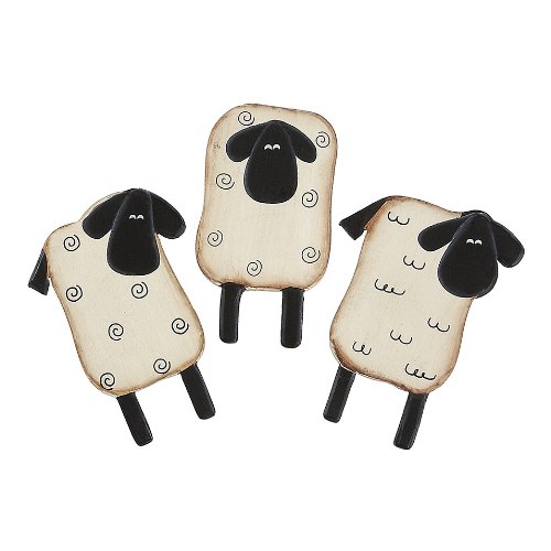 Collins Sheep Small Magnets, Set of 3