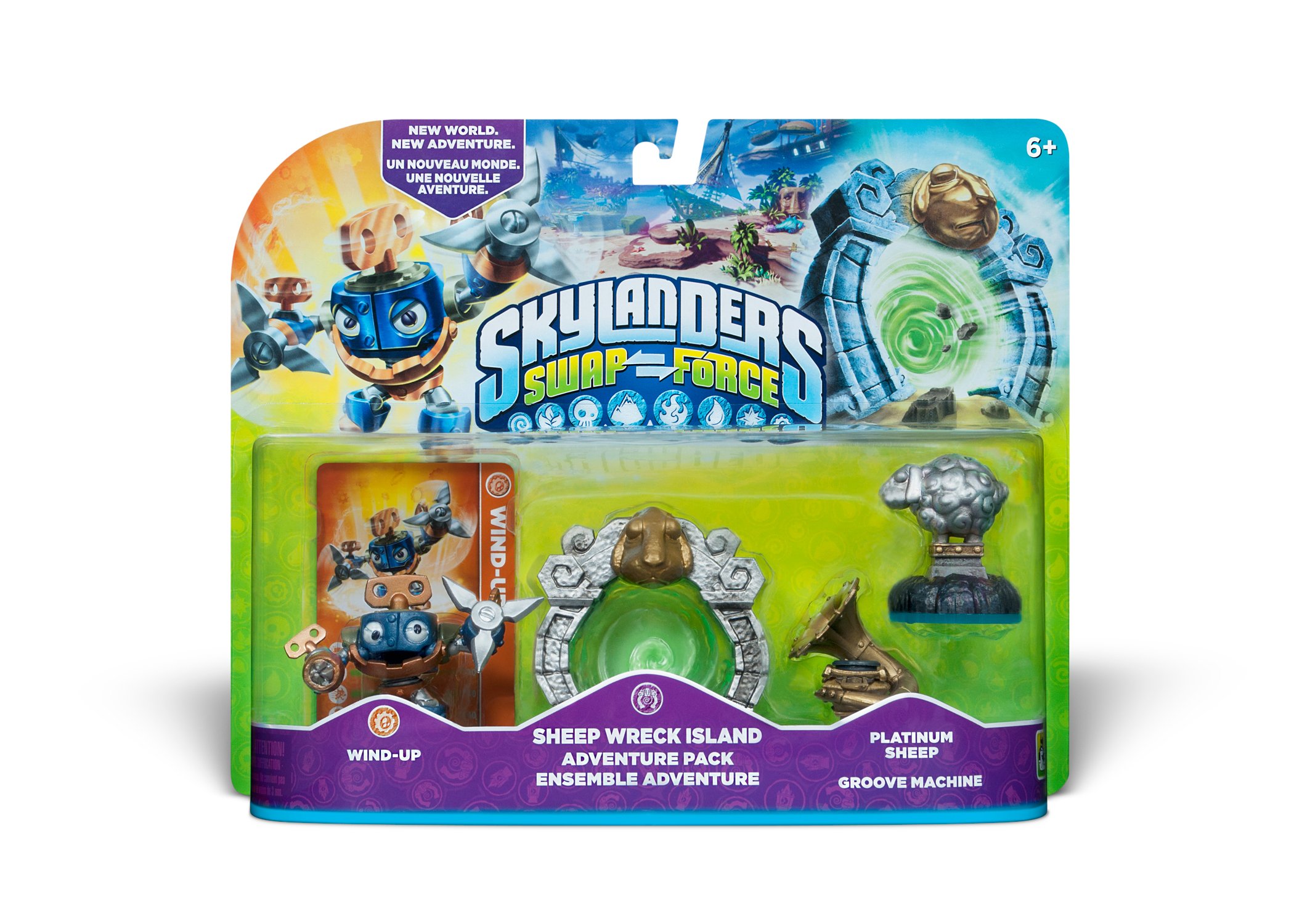 Skylanders SWAP Force Sheep Wreck Island Adventure Pack