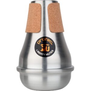 pro tec ml204 liberty tenor trombone compact aluminum practice mute