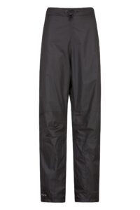 mountain warehouse spray womens waterproof overpants - regular length black 8