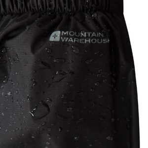 Mountain Warehouse Spray Womens Waterproof Overpants - Regular Length Black 8