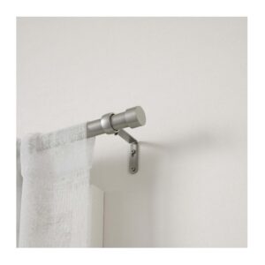 Umbra Cappa Adjustable Curtain Rod, Heavy Duty 1-1/4 Inch Diameter, 36 to 72 Inches, Nickel