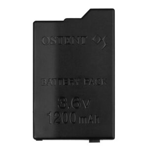 ostent 1200mah 3.6v li-ion polymer lithium ion rechargeable battery pack replacement for sony psp 2000/3000 psp-s110 console