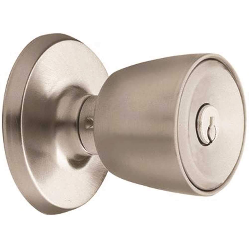 WEISER Lock GAC531 B26D WS 6LR1 Beverly Entry Knob, Satin Chrome