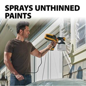 Wagner Spraytech 0529010 FLEXiO 590 Handheld HVLP Paint Sprayer, Sprays Most Unthinned Latex, Includes Two Nozzles - iSpray & Detail Finish Nozzle, Complete Adjustability for All Needs , Multi-colored