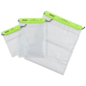 coleman company 2000012216 coleman, 3 pack, splashproof pouch, vinyl bag