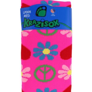 TCK Krazisox Woodstock (Pink, Medium)