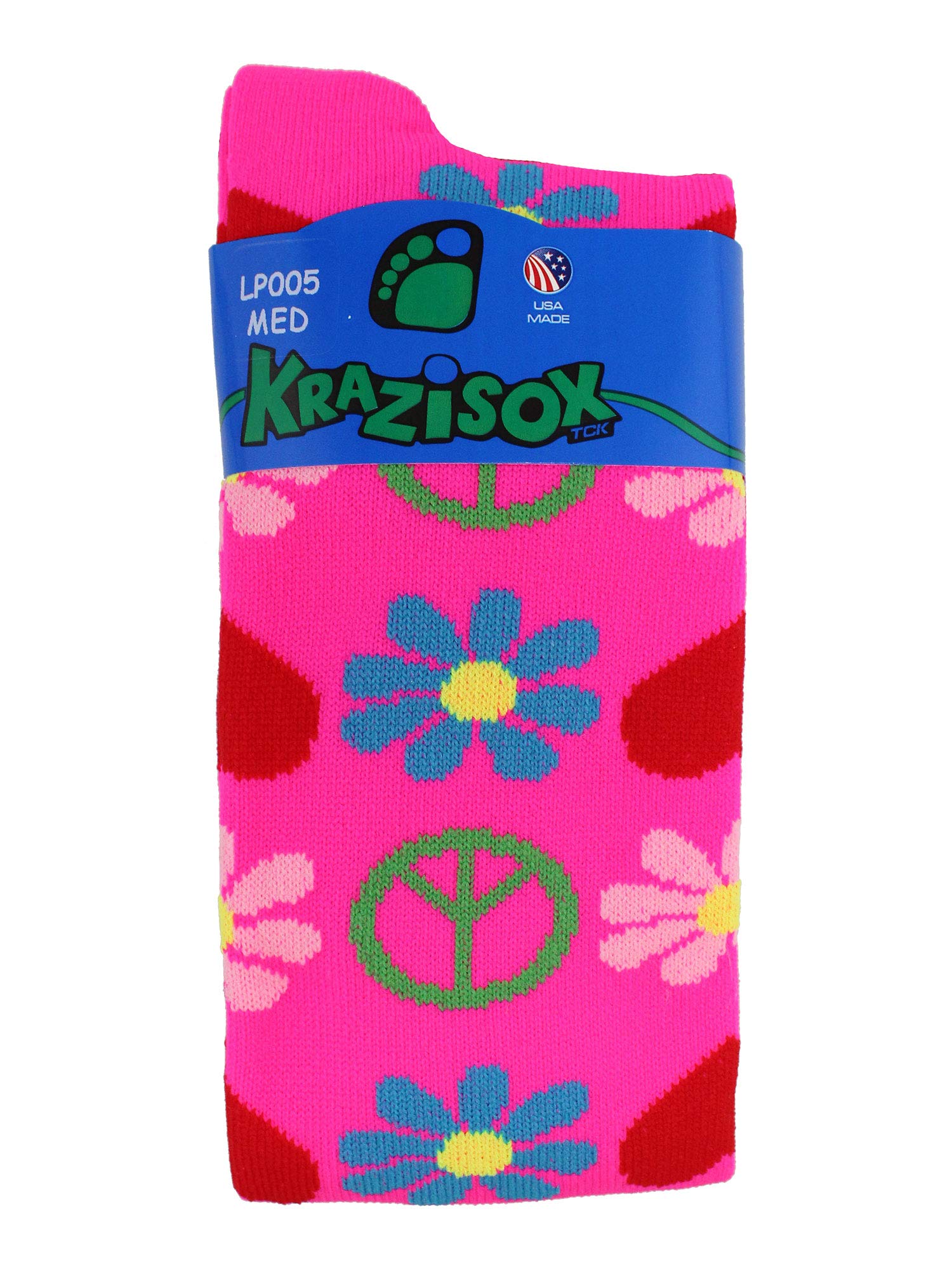 TCK Krazisox Woodstock (Pink, Medium)