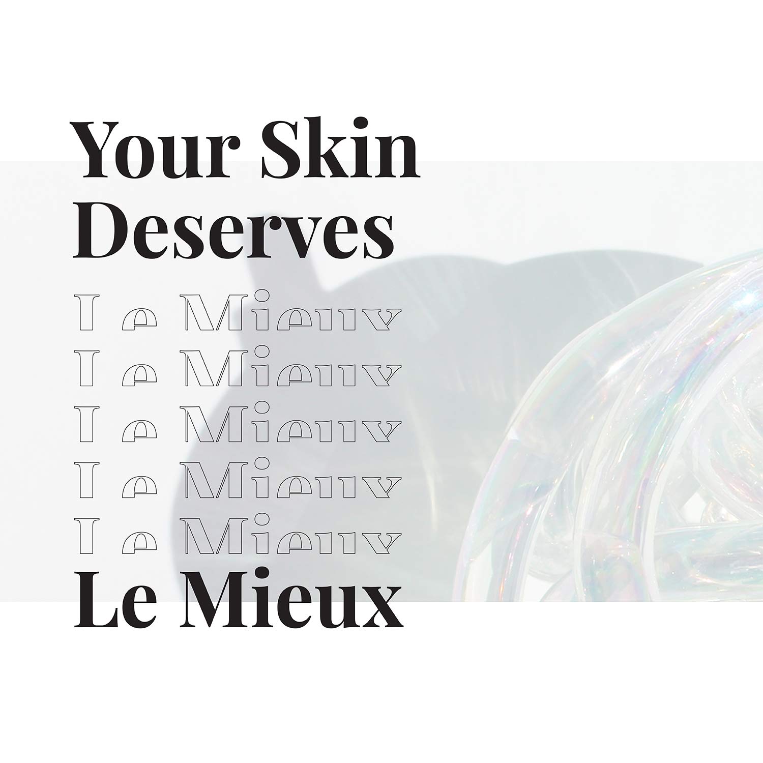 Le Mieux Essence Moisturizer - Peptide-Infused Facial Anti Aging Emulsion with Marine Collagen, Hexapeptide-8 & Hyaluronic Acid Base, Hygrating & Fragrance-Free (4.2 oz / 125 ml)