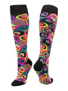 tck neon swirls (multi, medium)