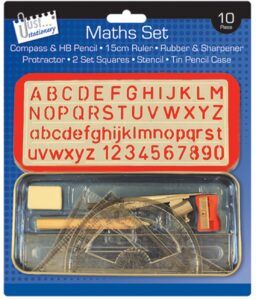 10 piece geometry math set