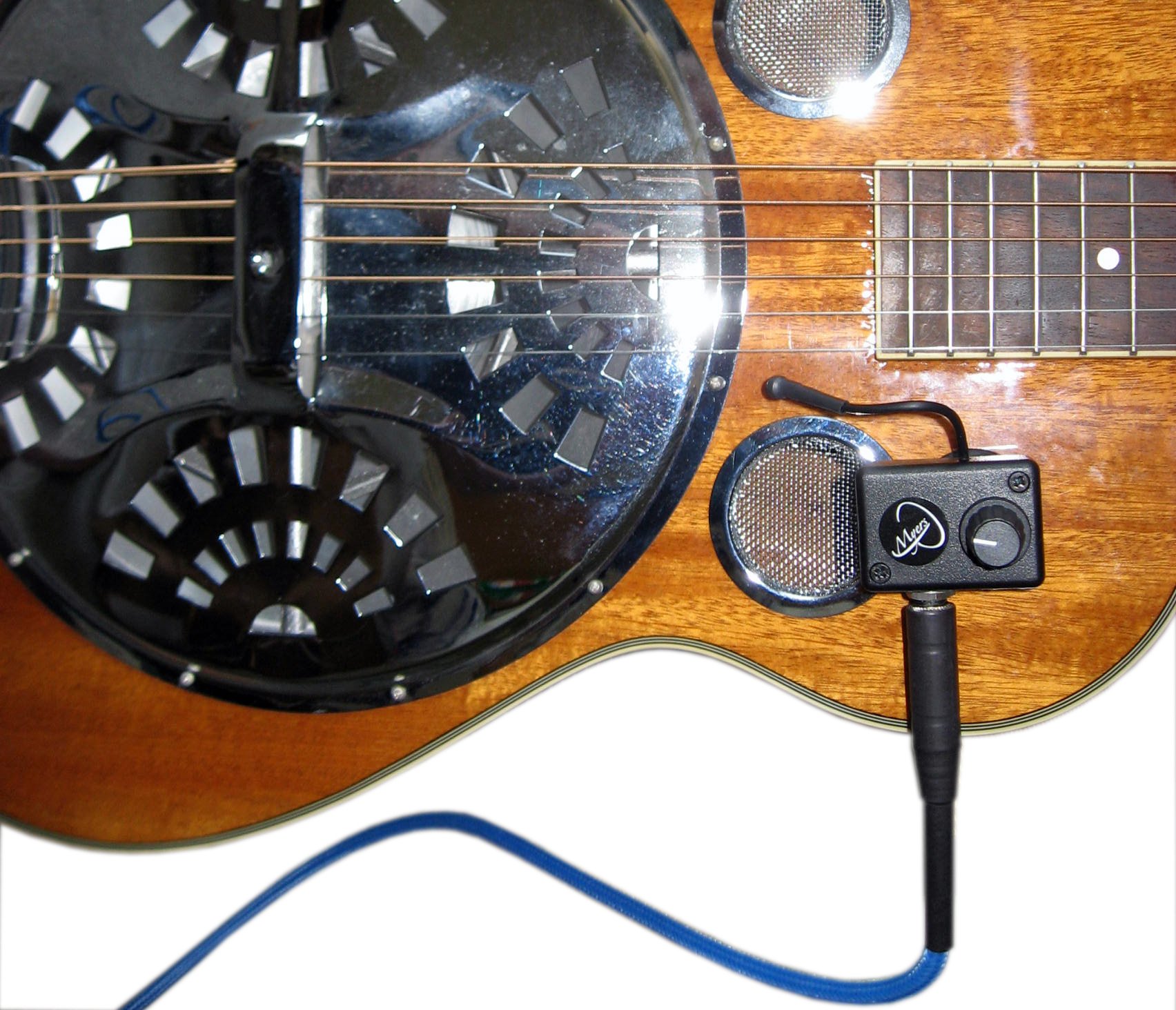 Myers Pickups Resonator Guitar Pickup with Flexible Micro-Gooseneck