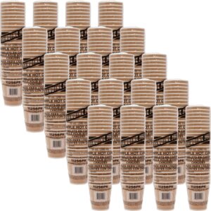 genuine joe 11256ct rippled hot cup, 10oz., 500/ct, brown