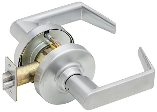 SCHLAGE ND80JD RHO 626 (FSIC) Series ND Grade 1 Cylindrical Lock, Storeroom Function, Full Size Interchangeable Core, Rhodes Design, Satin Chrome Finish