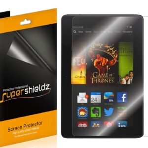 Supershieldz (3 Pack) Designed for Fire HDX 8.9 and Kindle Fire HDX 8.9 inch Screen Protector, High Definition Clear Shield (PET)