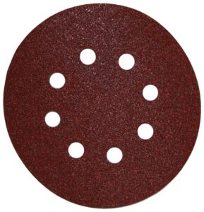 5" 8 hole 60, 120, 240 grit sand disc paper random orbit hook and loop sander sandpaper sheet for dewalt, bosch makita (30 pack of 5-inch 8 hole 240 grits)