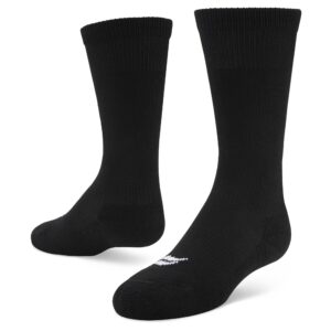 sof sole baseball/softball over-the-calf team athletic performance socks (2 pair), large, black