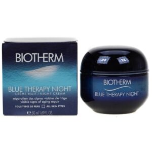 biotherm blue therapy night visible signs of aging repair 50ml