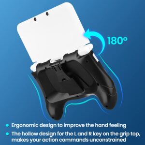 OSTENT Durable Flexible Joypad Bracket Holder Hand Handle Grip for Nintendo 3DS LL/XL