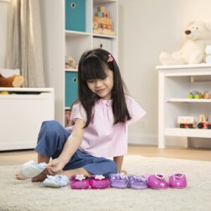 Melissa & Doug Role Play Collection - Step In Style! Dress-Up Shoes Set (4 Pairs), Multicolored, 11" x 12" x 4.5" Packaged