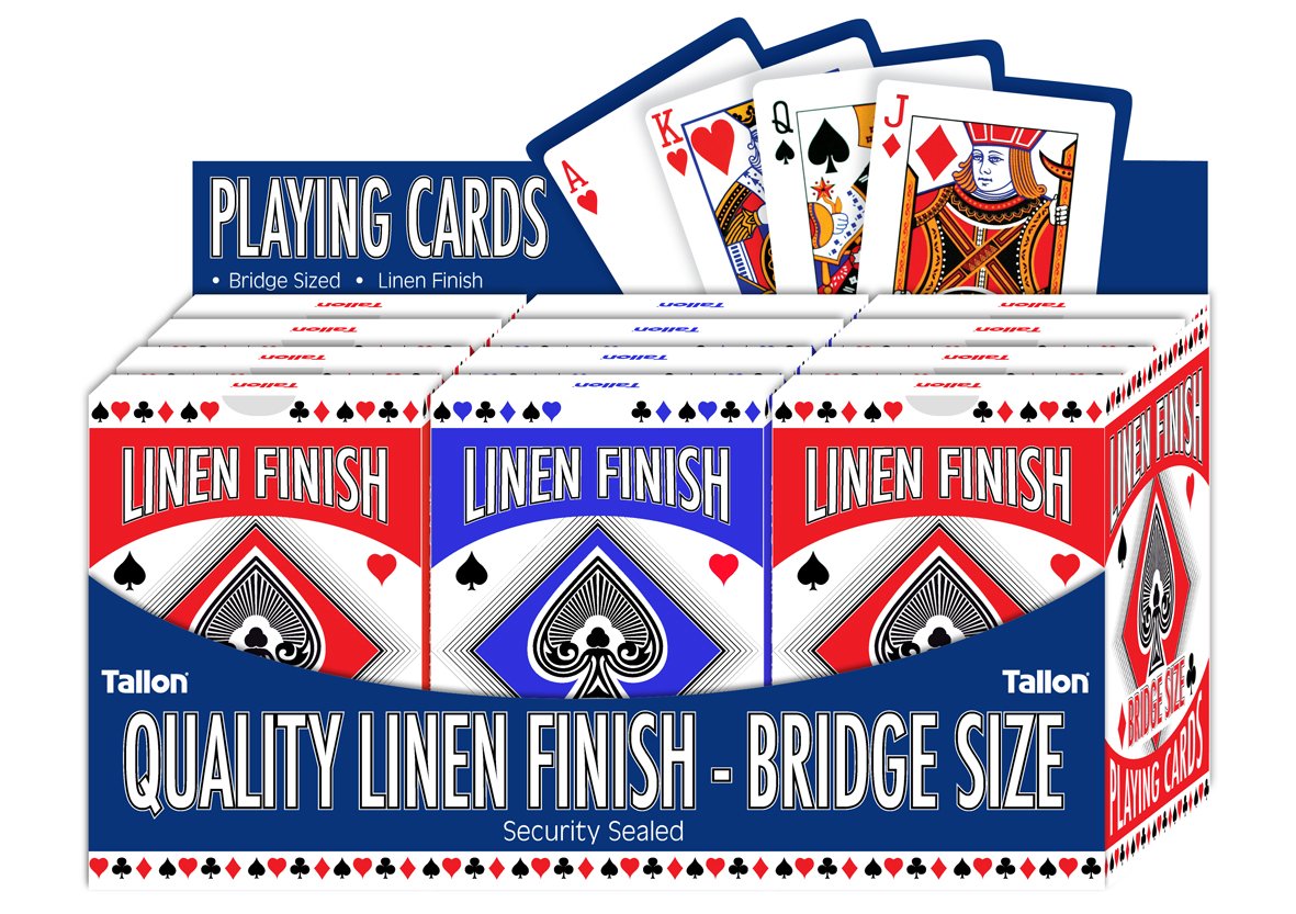 Tallon Games Linen Bridge Size Playing Card