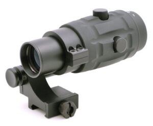 hammers 3x magnifier scope with quick flip to side fts mount for red dot sights