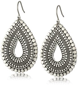 lucky brand "blue moon" trial tear drop earrings