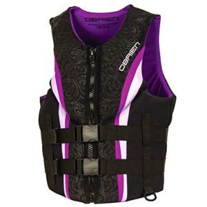 o'brien women's impulse neo life vest, purple, medium