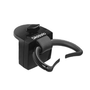 d'addario accessories guitar dock - adjustable clamp guitar neck rest - fits to any flat surface with edge - rotates for multiple angles