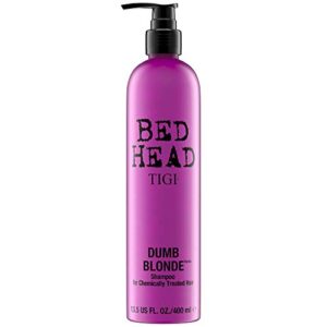 tigi bed head dumb blonde shampoo, 13.5 ounce