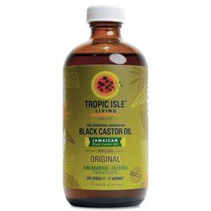 Tropic Isle Living Jamaican Black Castor Oil 8oz "Pack of 2"