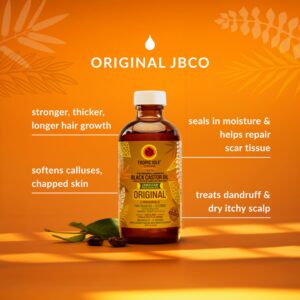 Tropic Isle Living Jamaican Black Castor Oil 8oz "Pack of 2"