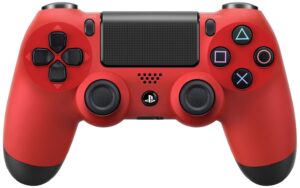 dualshock 4 wireless controller for playstation 4 - magma red