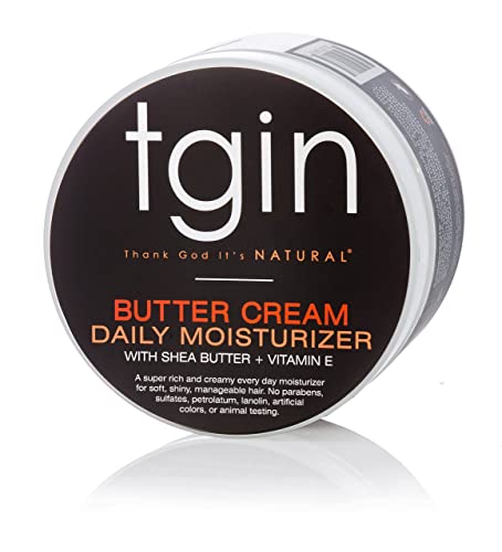 tgin Butter Cream Daily Moisturizer For Natural Hair - Dry Hair - Curly Hair - 12 Oz