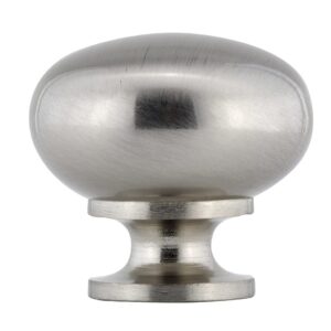 Richelieu Hardware DP3295195 (10-Pack) Buffalo Collection 1 1/4-inch (32 mm) Brushed Nickel Modern Cabinet and Drawer Knob for Kitchen, Bathroom, and Furniture