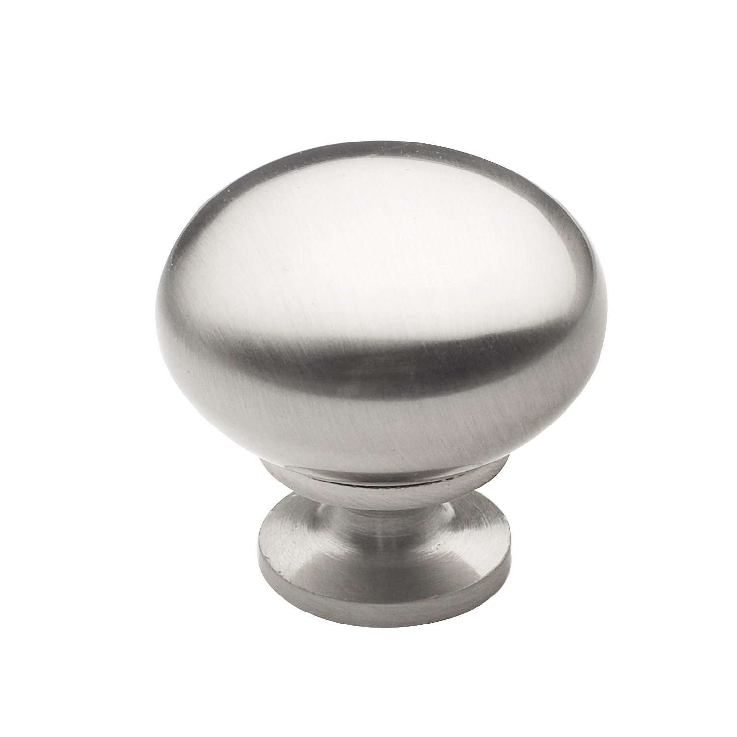 Richelieu Hardware DP3295195 (10-Pack) Buffalo Collection 1 1/4-inch (32 mm) Brushed Nickel Modern Cabinet and Drawer Knob for Kitchen, Bathroom, and Furniture