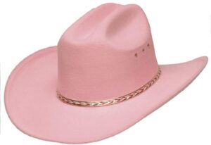 western cowboy/cowgirl hat - pink (small/medium)