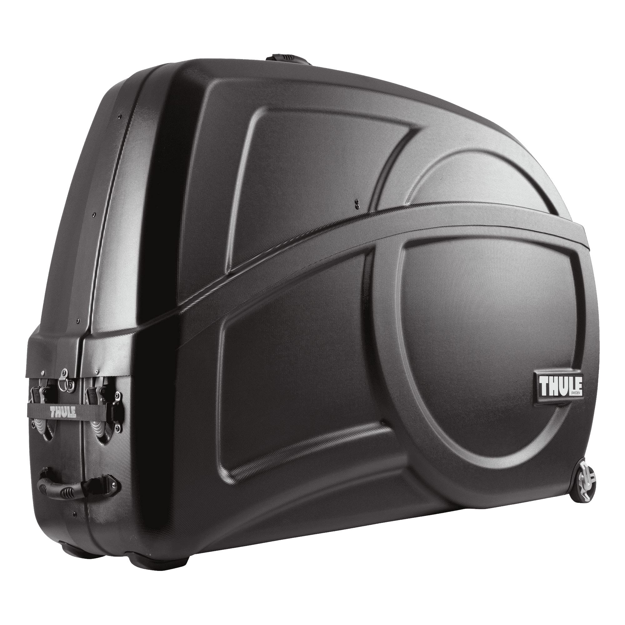 Thule RoundTrip Transition – Hard Shell Bike Travel Case with built-in Repair Stand