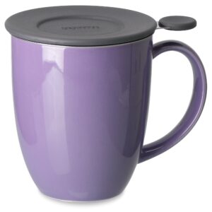 forlife uni brew-in-mug with tea infuser and lid, 16-ounce, purple